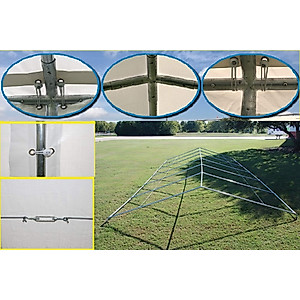 DELTA 40'x20' Budget PE Party Tent, Tents for Parties, Carpas para Fiestas,Heavy Duty Outdoor Event Canopy,Wedding Tent,with Waterproof Top