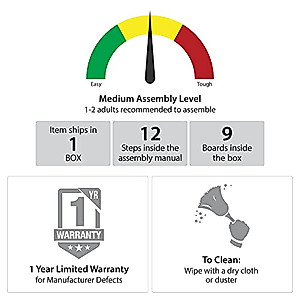 SystemBuild Camberly 60" Tall Storage Cabinet, Ivory Oak