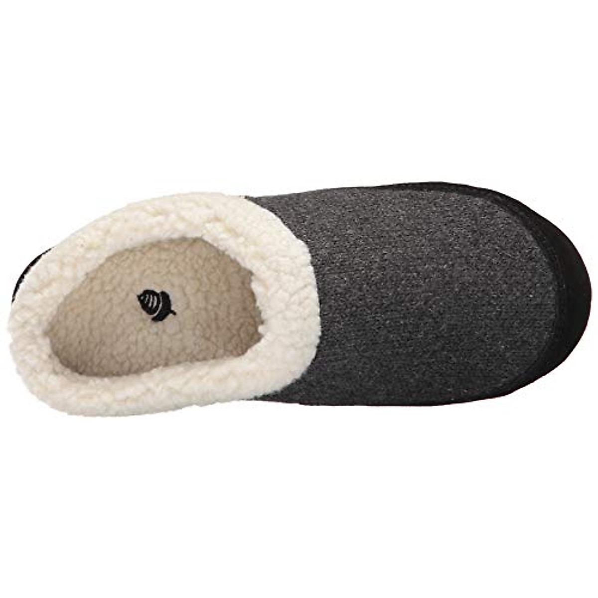 Acorn Women's Mule Ragg Slipper, Dark Charcoal Heather, Large Standard US Width US