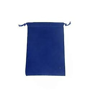 Chessex Royal Blue Suede Cloth Dice Bag