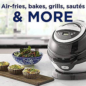 Oster Dura Ceramic Air Fryer, Large/3L, Black - CKSTAF-TECO