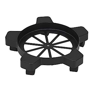 Vestil PDD-5 Drum Dolly Plastic, Black, 5-7 Gallon, 80# Capacity