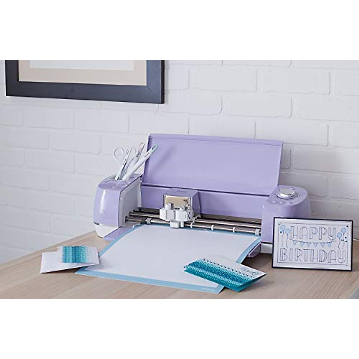 Cricut Explore Air 2 - A DIY Cutting Machine for all Crafts, Create Customized Cards, Home Decor & More, Bluetooth Connectivity, Compatible with iOS, Android, Windows & Mac, Lilac
