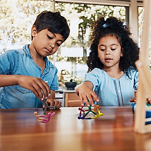 MAGMEN Upgraded Strenght Magnetic Travel Toys for Toddler, Stretchy Magnetic Fun (Ages 3+) Pack of 10 Solid