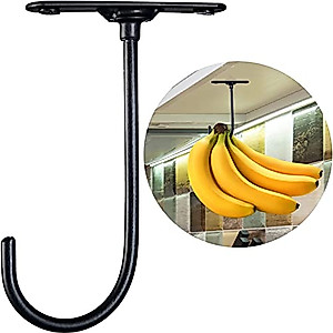 Aurgiarme Banana Holder Hook Keep Bananas Under Cabinet Hook Bananas Hanger for Kitchen Items Home Utensils Towel Storage