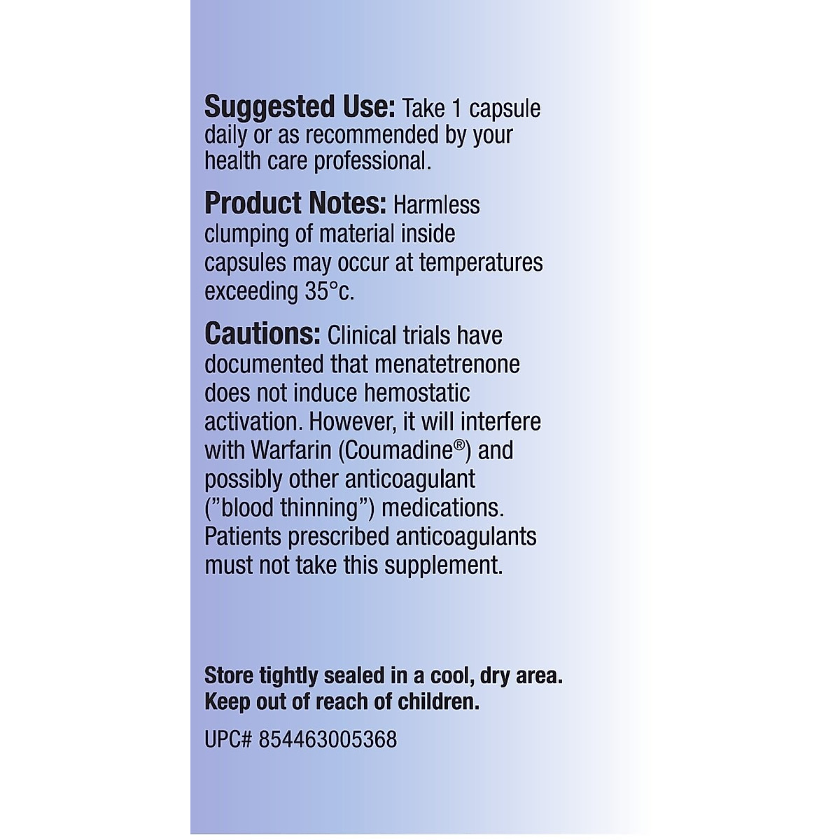 Relentless Improvement Vitamin K2 MK4 Plus MK7 Vegan Naturally-Derived Vege-Caps 90 Count