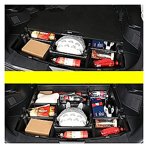 ITAPEL Compatible with Nissan X-Trail XTrail 2017-2020 Accessories Car Trunk Storage Box Organizer Large Box Organize Car Repair Tools Debris Boxes