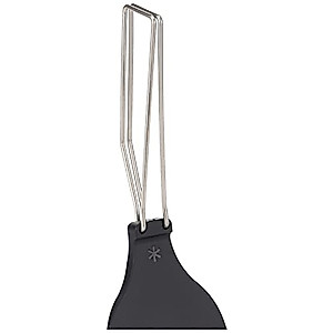 Snow Peak CS-251 Folding Cooking Utensils-Spatula, Nylon, Black