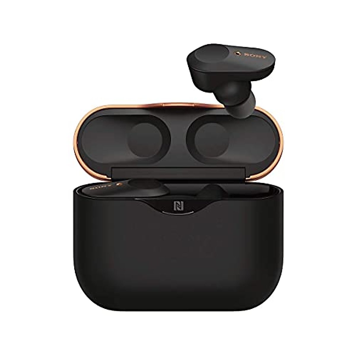 Sony WF-1000XM3 Truly Wireless Noise Cancelling Headphones with Mic, up to 32 Hours Battery Life, Stable Bluetooth Connection, Wearing Detection with Alexa Built-in - Black (Renewed)