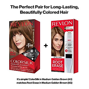 Revlon Colorsilk Beautiful Color, Medium Golden Brown 43 1 ea (Pack of 1)