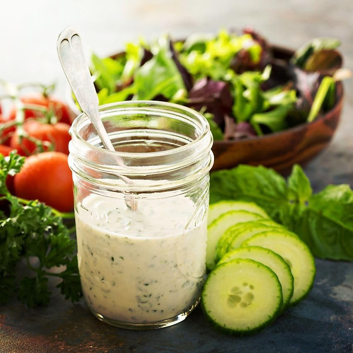 JARMING COLLECTIONS Mason Jars 16 oz with Plastic Lids (BPA Free) Pint Mason Jars Wide Mouth (set of 2)