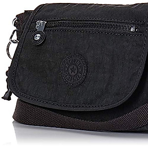 Kipling Women's Sabian Mini Crossbody, Lightweight Everyday Purse, Shoulder Bag, Black Noir