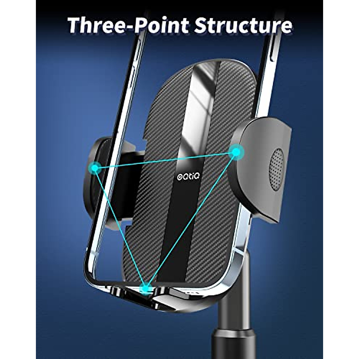 OQTIQ Cup Holder Phone Mount for Car No Shaking Cup Phone Holder for Car Sturdy & Adjustable Cell Phone Holder Mount for Truck, SUV Quick Extension Long Arm for iPhone, Samsung, Nokia, LG, Smartphones