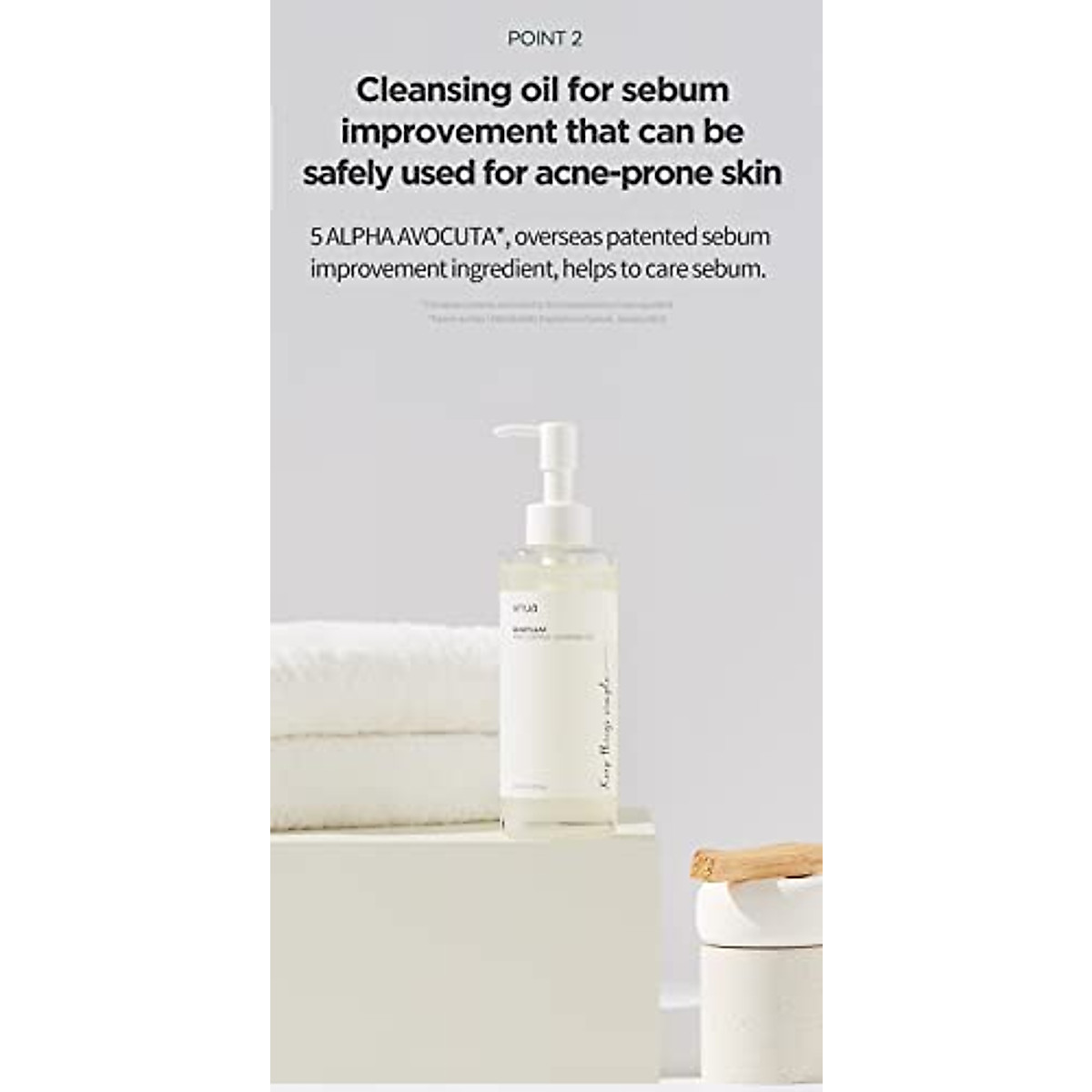 ANUA Heartleaf Pore Control Cleansing Oil Korean Facial Cleanser, Daily Makeup Blackheads Removal 6.7 fl oz(200ml)