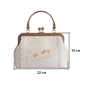 DANN Chinese Embroidery Women's Handbag Vintage Evening Bag Handbag Women's Wallet