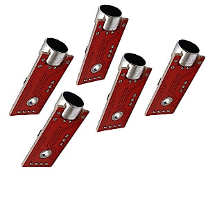 Kiro&Seeu 5PCS Microphone Sensor High Sensitivity Sound Detection Module Compatible with Ar-duino PIC AVR Raspberry Pi 2 3 3B+ 4 Robot Smart Car(S-MD-5P)