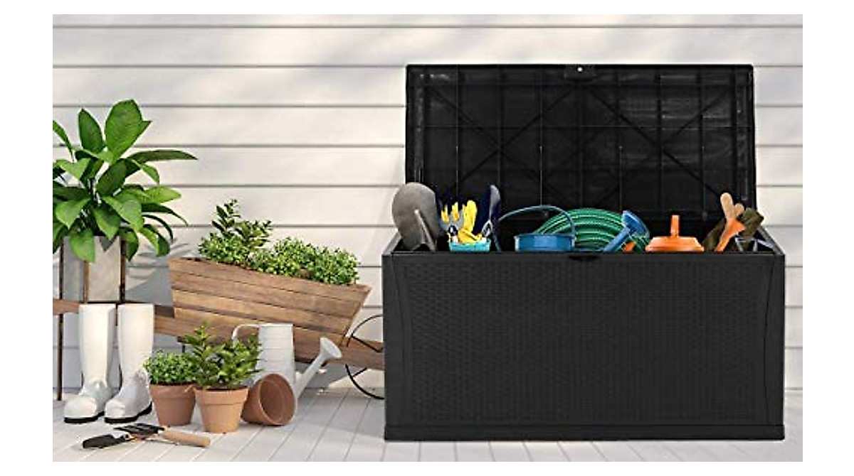 Oakmont 120 Gallon Patio Deck Box - Durable Outdoor Storage