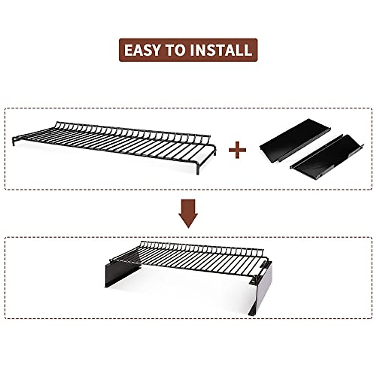 QuliMetal BAC351 Grill Rack for All Traeger Lil' Tex and Pro 22 Series Grills, Traeger Eastwood 22, Traeger Century 22 Series Warming Rack Replacement Part