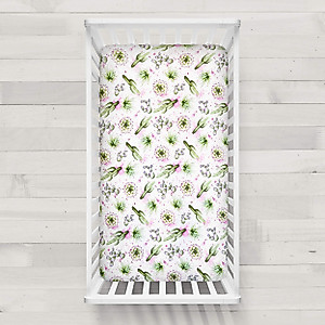 Cactus Design Crib Sheet | Extra Soft Jersey Knit Cotton | Southwest Theme