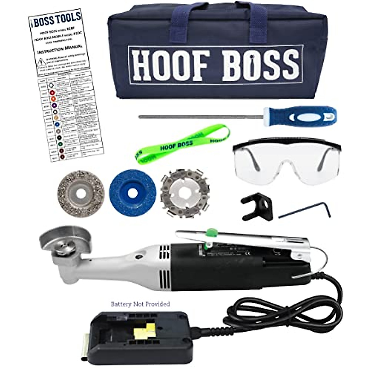 Basic Goat Hoof Trimmer Set - Battery Powered – Requires 20 Volt Battery Not Included