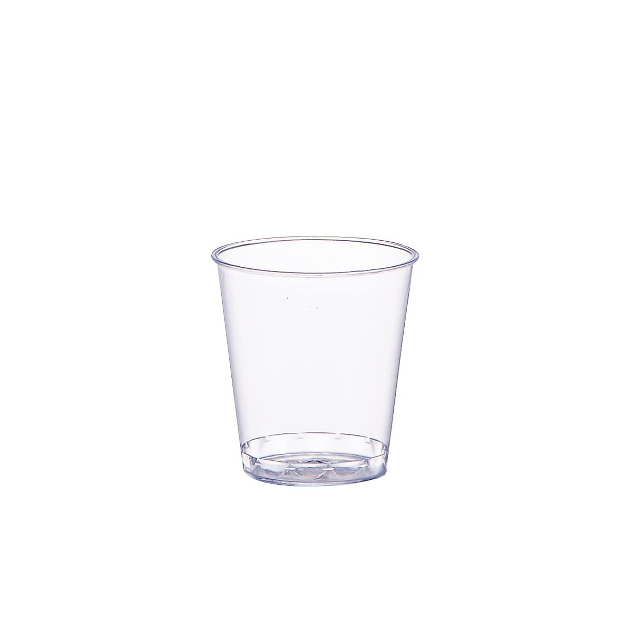 Comfy Package Clear Hard Plastic Shot Glasses [1 oz. - 100 Count] Disposable Shot Cups