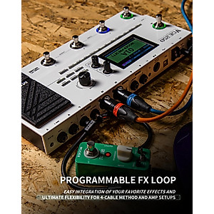MOOER GE250 Multi Effects Processor with FX Loop, Tone Capture, MIDI Function, Global EQ, Drum Machine, Stereo Looper