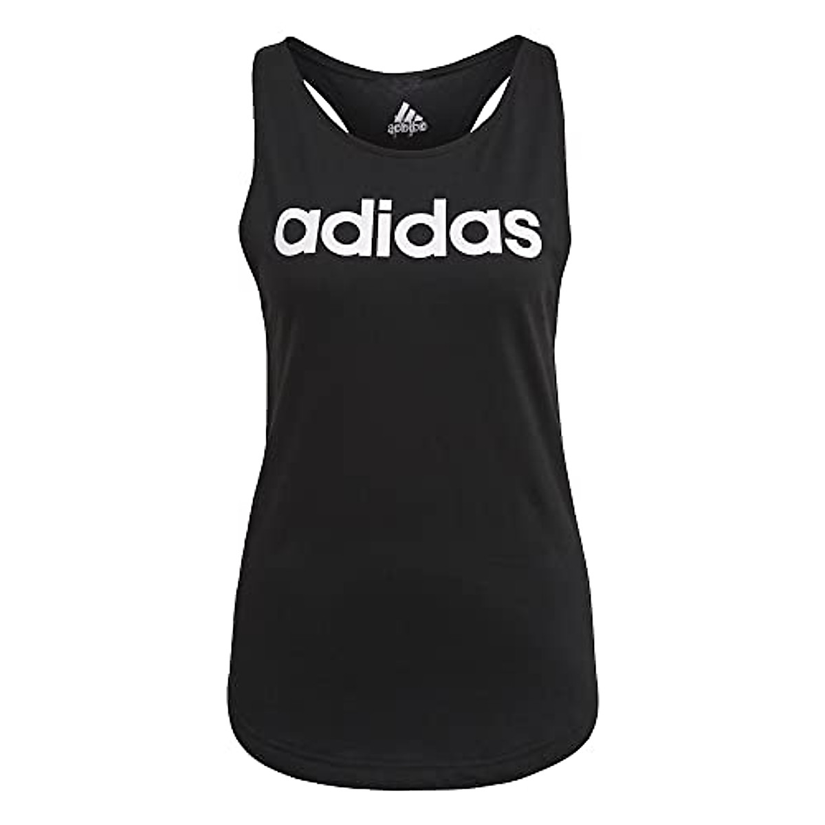adidas womens Linear Tank Black/White Medium