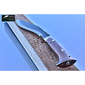 GK&CO. Kukri House Genuine Kukri/Khukuri- 5" Black (Rust Free) Blade Panawal Khukuri- Handmade Factory in Nepal.