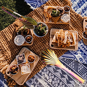 Enwinner Buffet Salad Serving Tongs, 12 inch Kirsite Catering Chef Food Salad BBQ Serving Utensils, Set of 2(stainless steel) (2 rainbow tongs)