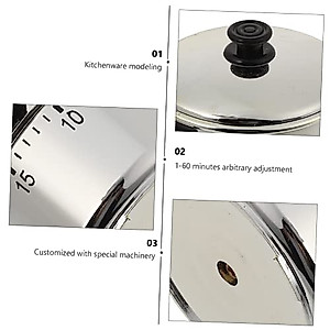 60 Timer Egg Timer for Mechanical Timer Hand Tools Boiled Egg Timer Classroom Teaching Timer Kitchen Timer Cartoon 60 Minute Timer Alarm for Baking Timer with Loud Alarm Work