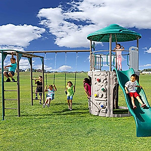 Lifetime 90630 Products Adventure Tower Deluxe Playset, Green