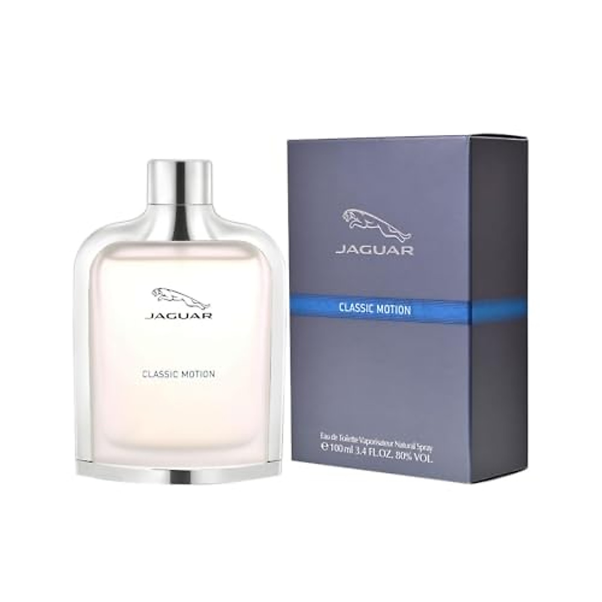 Jaguar Classic Motion Eau de Toilette Spray for Men, 3.4 Ounce