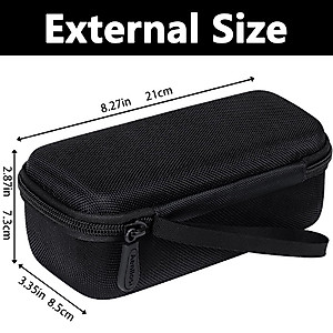 Aenllosi Hard Case Replacement for Andis 04710/04603/04775 Go Professional Outliner II Square Blade Trimmer (only case) Black