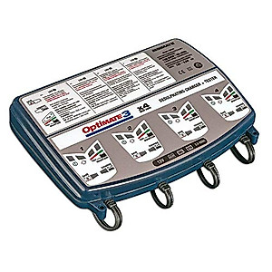 OptiMATE 3 Quad bank, TM-455, 7-step 4x12V 0.8A sealed battery saving charger & maintainer