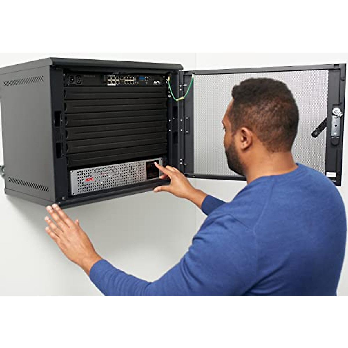 APC Smart-UPS 1500VA Lithium Ion UPS with SmartConnect, SMTL1500RM3UC, Pure Sine Wave, Short-Depth 120V Uninterruptible Power Supply