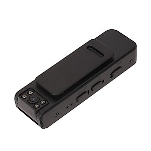 DAUERHAFT Body Camera, 90 Degree Rotation Lens One Key Operation 1080P HD Magnetic Absorption Body Mounted Pocket Camera for Daily Proof