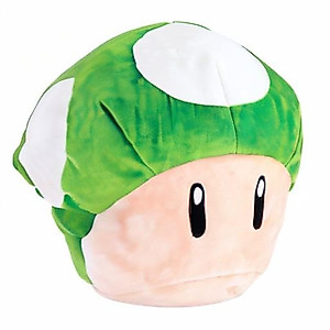 Club Mocchi- Mocchi- Nintendo Super Mario Plush - 1Up Mushroom Plushie - Collectible Squishy Plushies - 15 Inch