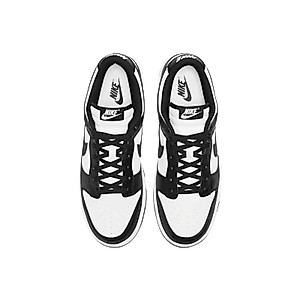 Nike Dunk Low Retro Men's Basketball Shoes, White Black White, 14 US