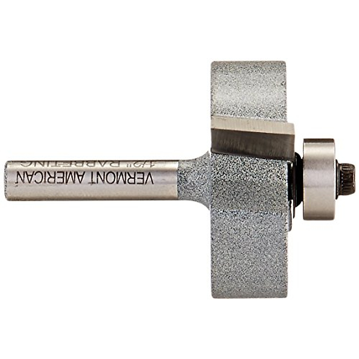 Vermont American 23118 1/2-by-1/2-Inch Carbide Tipped Rabbet Router Bit, 1/2-Inch Ball Bearing 2-Flute 1/4-Inch Shank