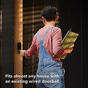 ecobee Smart Video Doorbell Camera (Wired) - with Industry Leading HD Camera, Smart Security, Night Vision, Person and Package Sensors, 2-Way Talk, and Video & Snapshot Recording