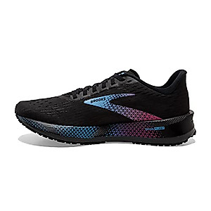 Brooks Women's Hyperion Tempo Road Running Shoe - Black/Blissful Blue/Fuchsia - 8.5 Medium