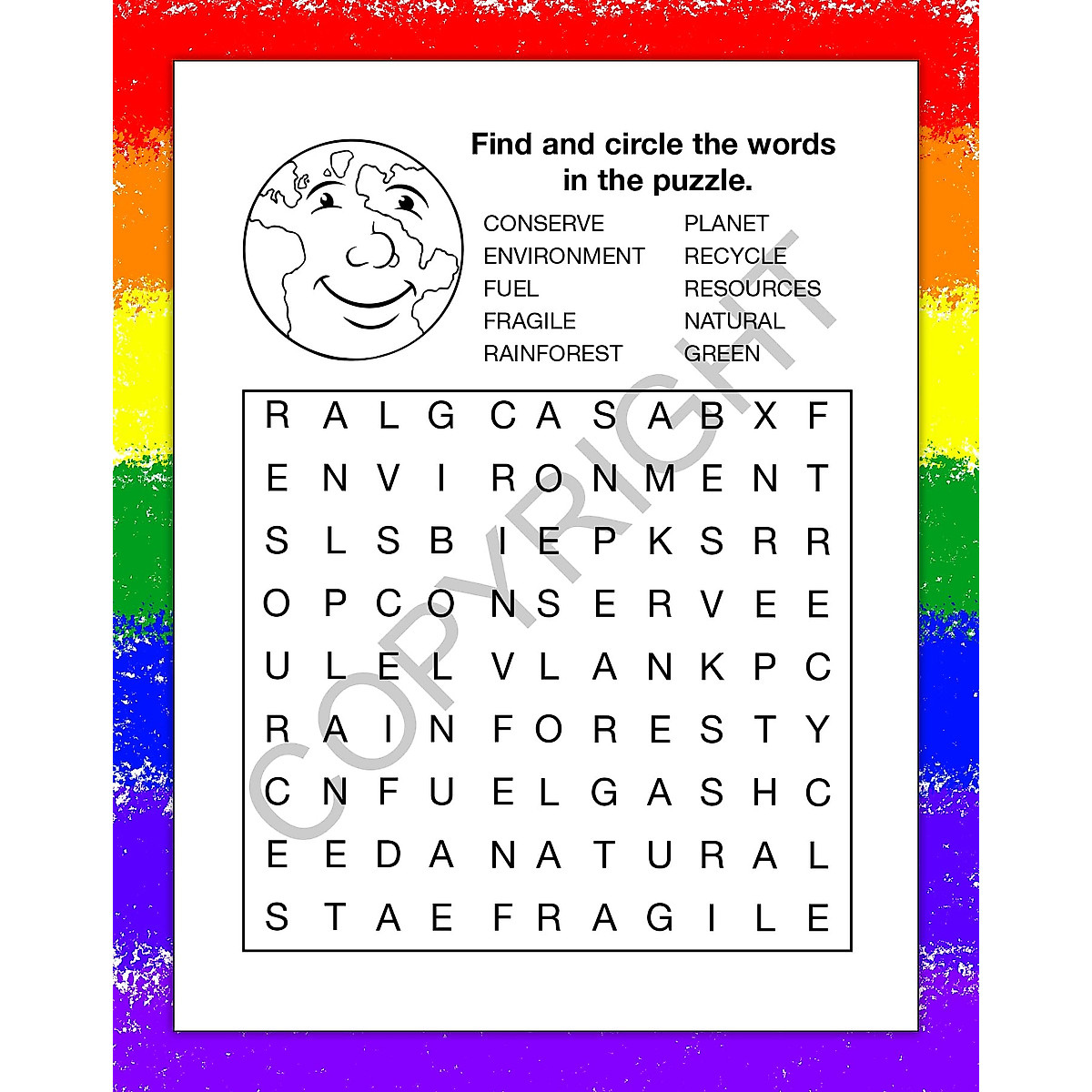 ZOCO - I Love My World - Kids Educational Coloring Books (50 Bulk Pack, Without Crayons) - Make The Difference, Earth Day, Environmentally Friendly Handout - Games, Puzzles, Activities for Kids