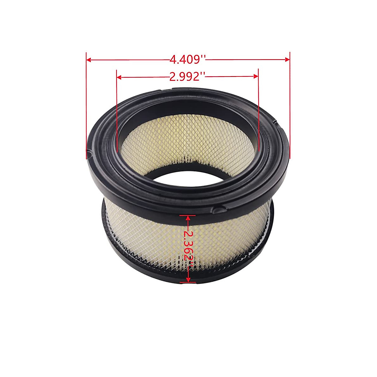 Kvjicdo Air Fil-ter 32170979 for Inger-soll Rand SS5 2340 2475 T30 Air Compressor Rep Gardner denver 2109945,Sullair 243196,Curtis VA1118,Soberg #14 filter,Champion P5050A