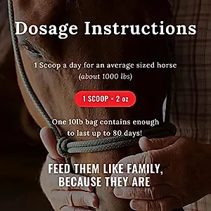 Mojo Joint Horse Supplements, Equine Food Grade Pelleted Supplement, All Natural Joint Care Supplement for Horses, 10 lbs