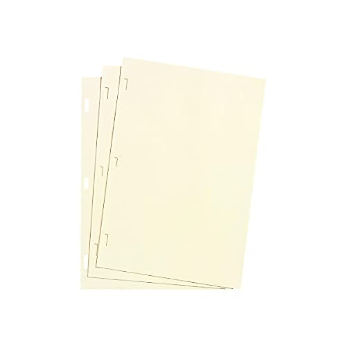 Wilson Jones Looseleaf Minute Book Ledger Sheets, Ivory, 11" x 8-1/2, 100 sheets/box (901-10)