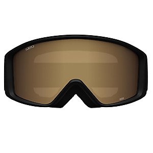 Giro Index 2.0 OTG Ski Goggles - Snowboard Goggles for Men, Women & Youth - Black Wordmark Strap with Amber Rose Lens