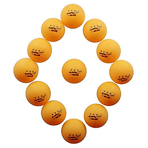 MAPOL 50- Pack Orange 3-Star Premium Ping Pong Balls Bulk,Advanced Training Table Tennis Ball