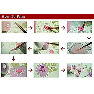 YXQSED [Framless] DIY Oil Painting Paint by Number Kit for Adult Kids-Linen Material-Like Birds in The Branches 16x20 Inch