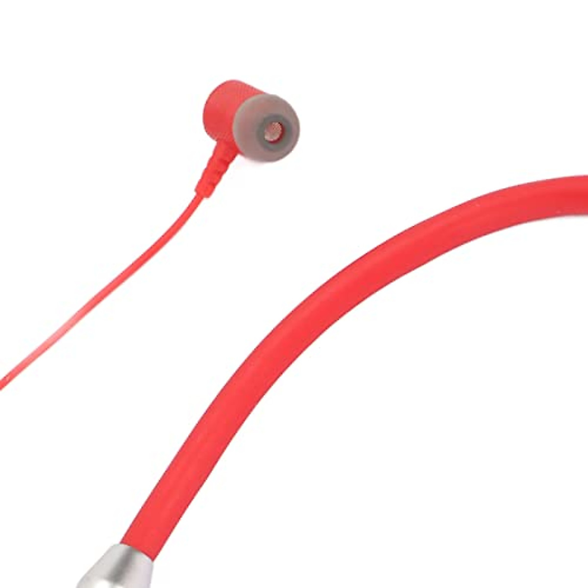 BT 5.2 Neckband Earbuds, Wireless Magnetic Headphones, IPX5 Waterproof Stereo Ergonomic Enhanced Bass Sports Earphone with Multi Functional Buttons for Exercising (Red)