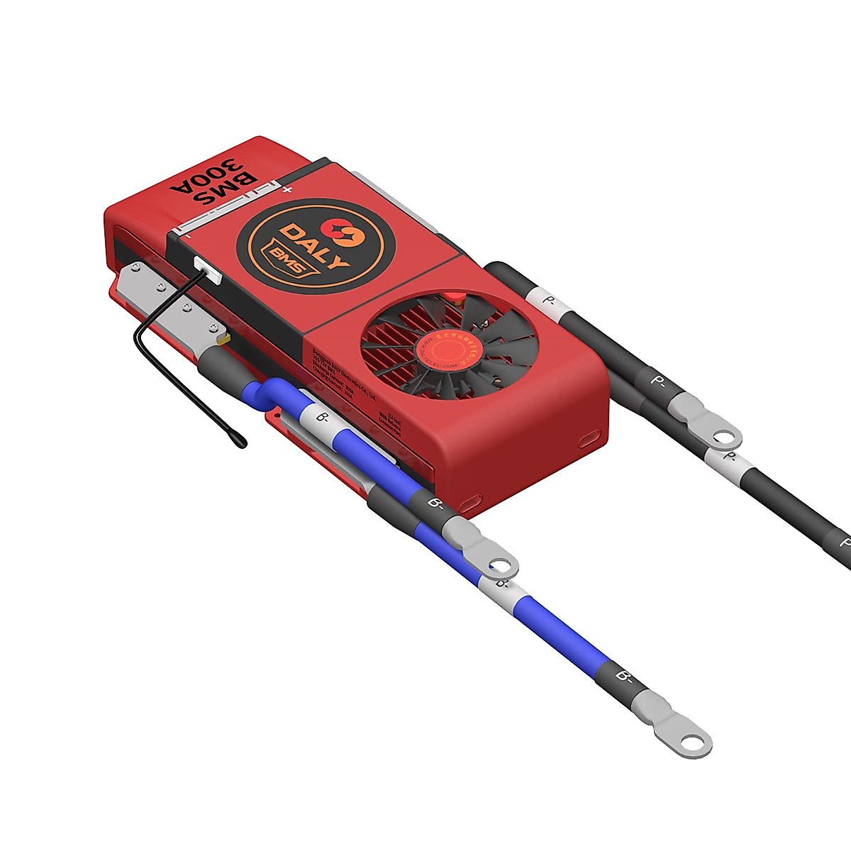 DALY BMS Li-ion 72V 300A BMS 20S Protection Board with Cooling Fan Balance Wire for Self Built Solar Panel Energy DIY Electricity Supply System(Standard BMS,300A Fan)
